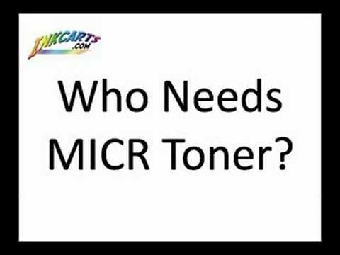 MICR Toner - Secure Check Printing
