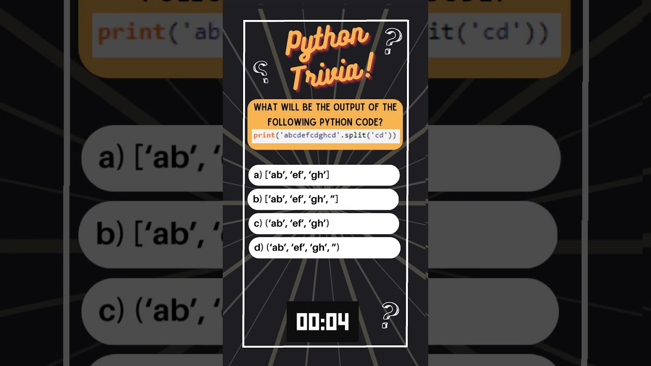 Python Trivia   String 118 #coding #python #techcommunity #shorts #trending #viral #datascience