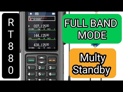 Radtel 880g/iRadio - Full Band Mode & Multy Stand By ?