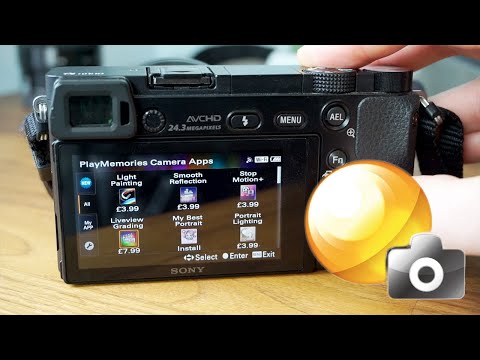 Sony A6000 & others: Installing apps (ILCE6000B)