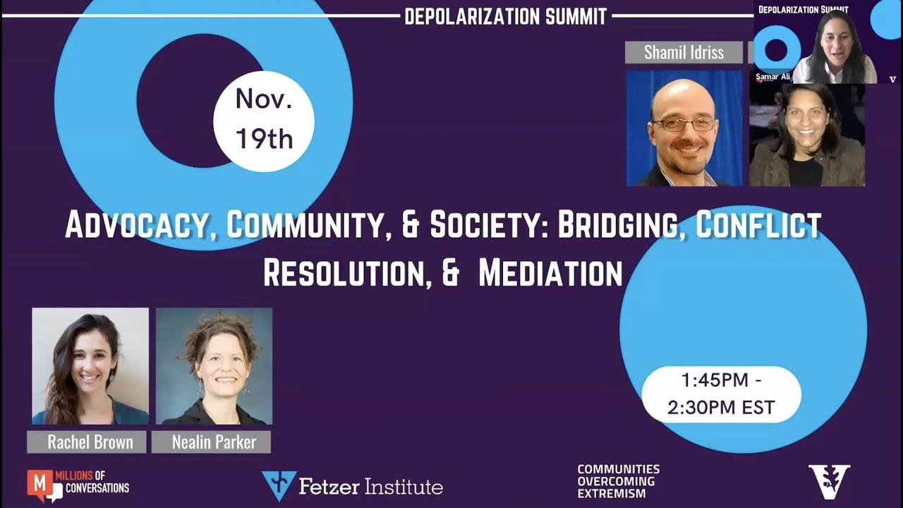 Bridging, Conflict Resolution & Mediation: Effective Bridge Building Methods | Depolarization Summit