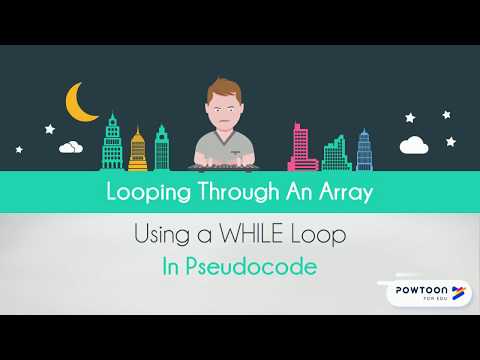Looping through an array using a WHILE loop in Pseudocode