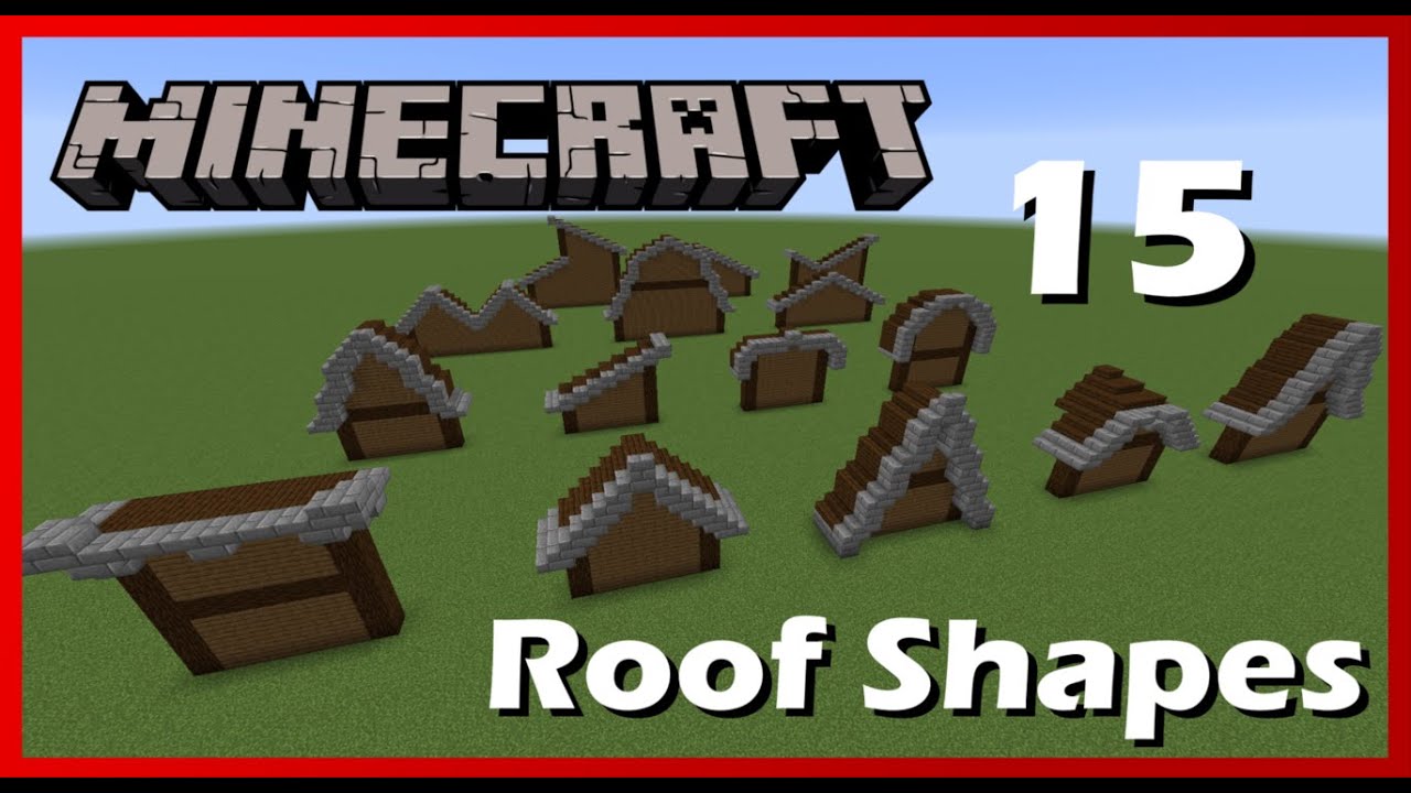 15 Different Roof Shapes in Minecraft - Minecraft How-To