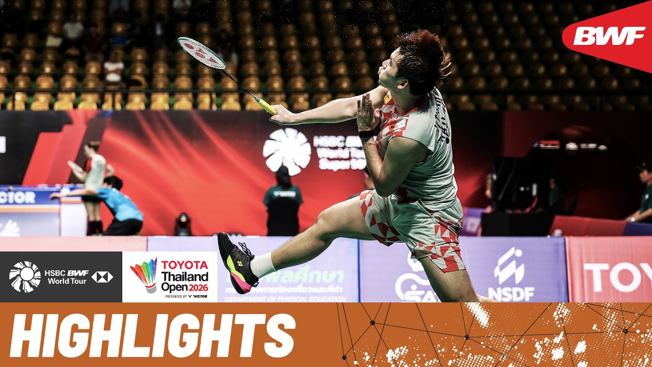 Chou Tien Chen vs Kunlavut Vitidsarn | World-class placement and precision