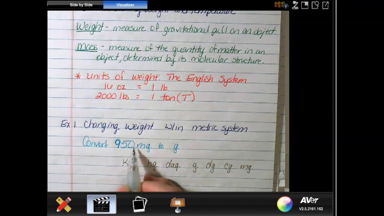 MCR 9.3 Measuring Weight and Temperature