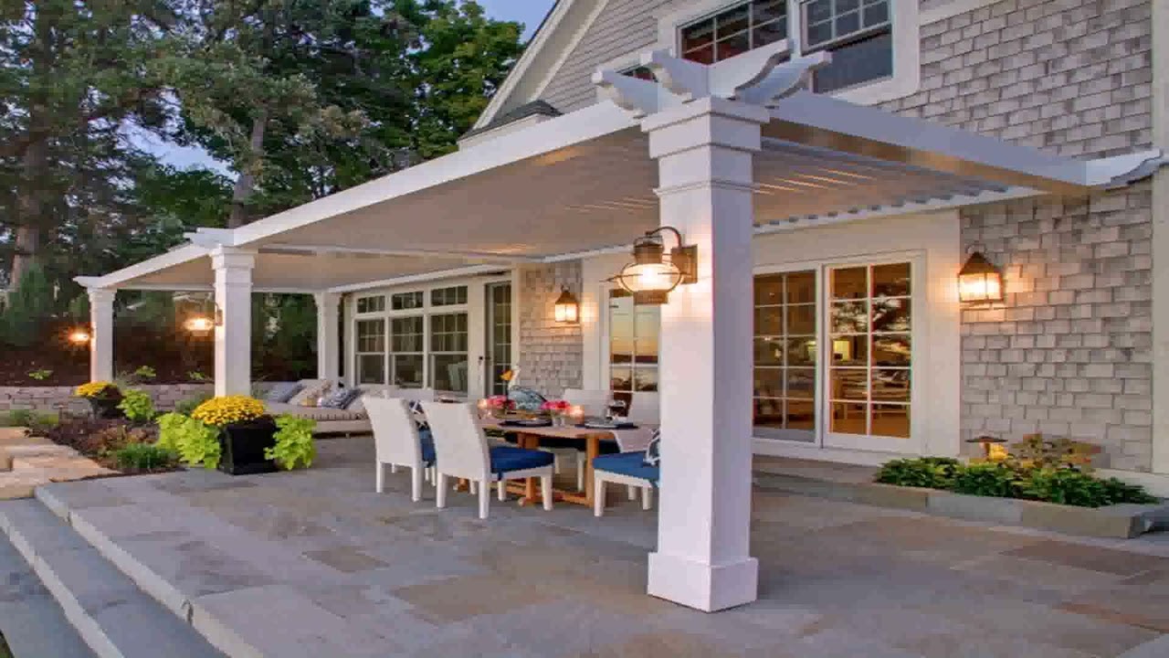 Outdoor Covered Patio Ideas Attached To House