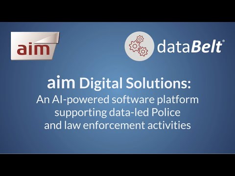 DataBelt® - AI-powered software platform supporting data-led Police and law enforcement activities