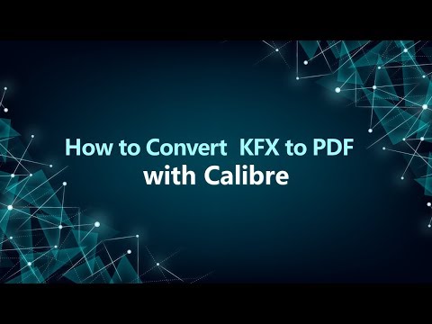 Converting Kindle KFX eBooks to PDF Calibre (How-to)