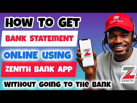 How to Get Your Bank Statement on Zenith Bank Mobile App | Get Your Zenith Bank Statement of Account
