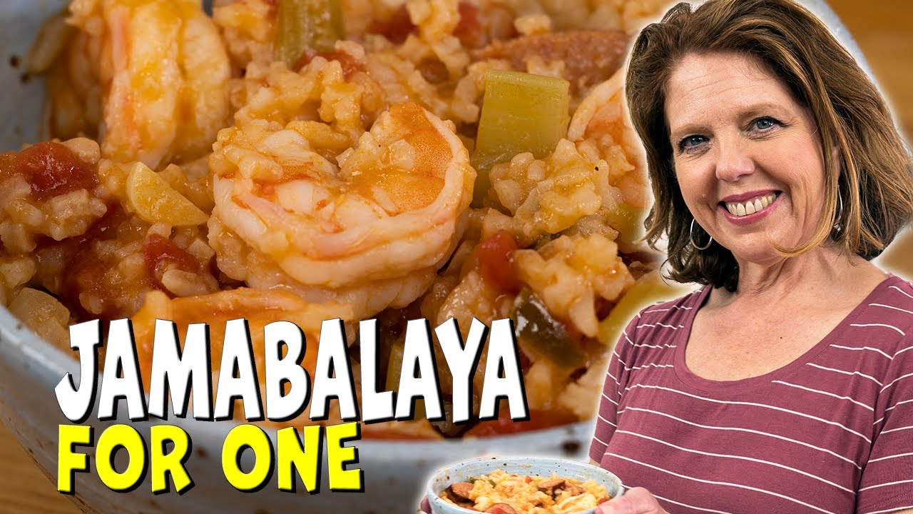 Authentic Louisiana-Style Jambalaya For One - Ready in 30 minutes!