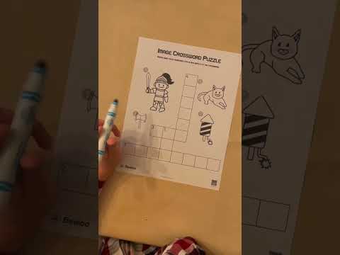 What is a picture crossword puzzle?