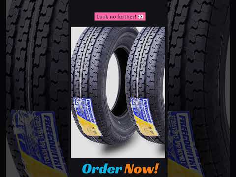 GRAND RIDE Set 2 FREE COUNTRY ST205/75R15 Premium Trailer Tires 205 75 15 8-Ply Load Range #tire