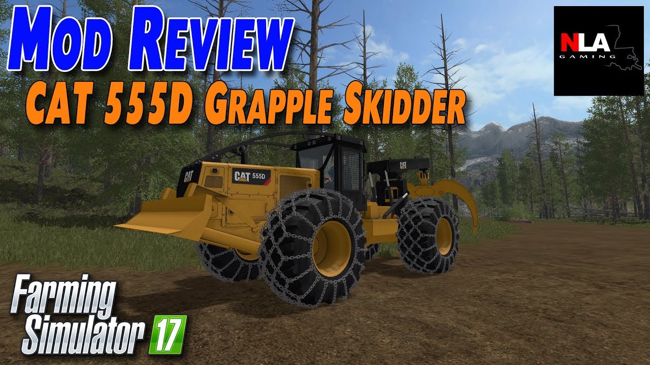 Cat 555D Skidder Release v 2.0 - FS 17