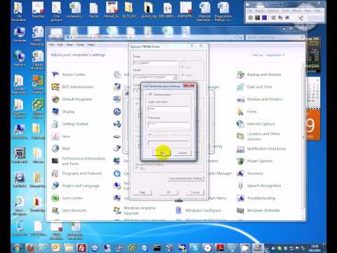 kyocera installation network twain driver