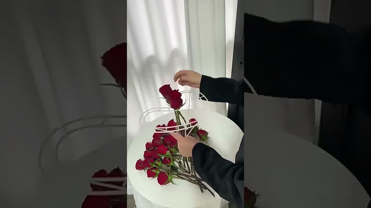 Heart Shaped Bouquet Holder