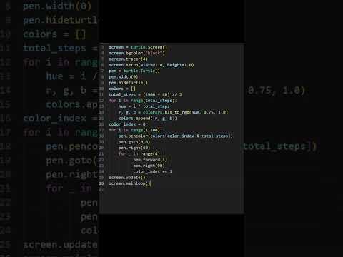 || Python Graphics || @Python Graphics || #programming || #flower || #pythongraphics #computergraphi