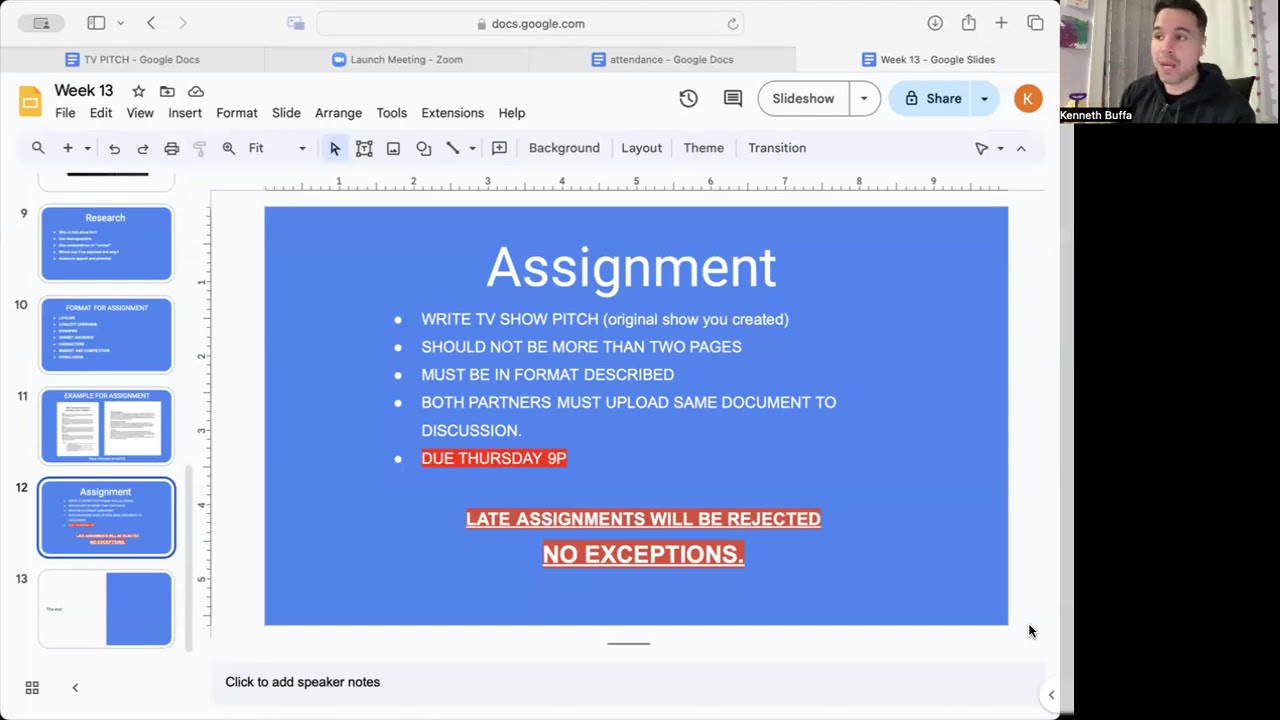 Week 13 - Assignment Explained