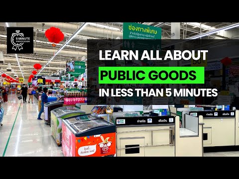 Learn all about Public Goods in LESS THAN 5 minutes - Economics
