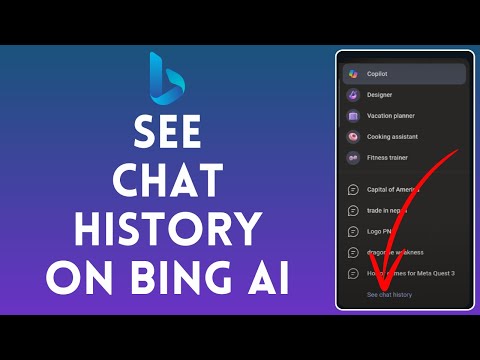 How to See Chat History on Bing AI (2024) | View Chat History in Bing AI