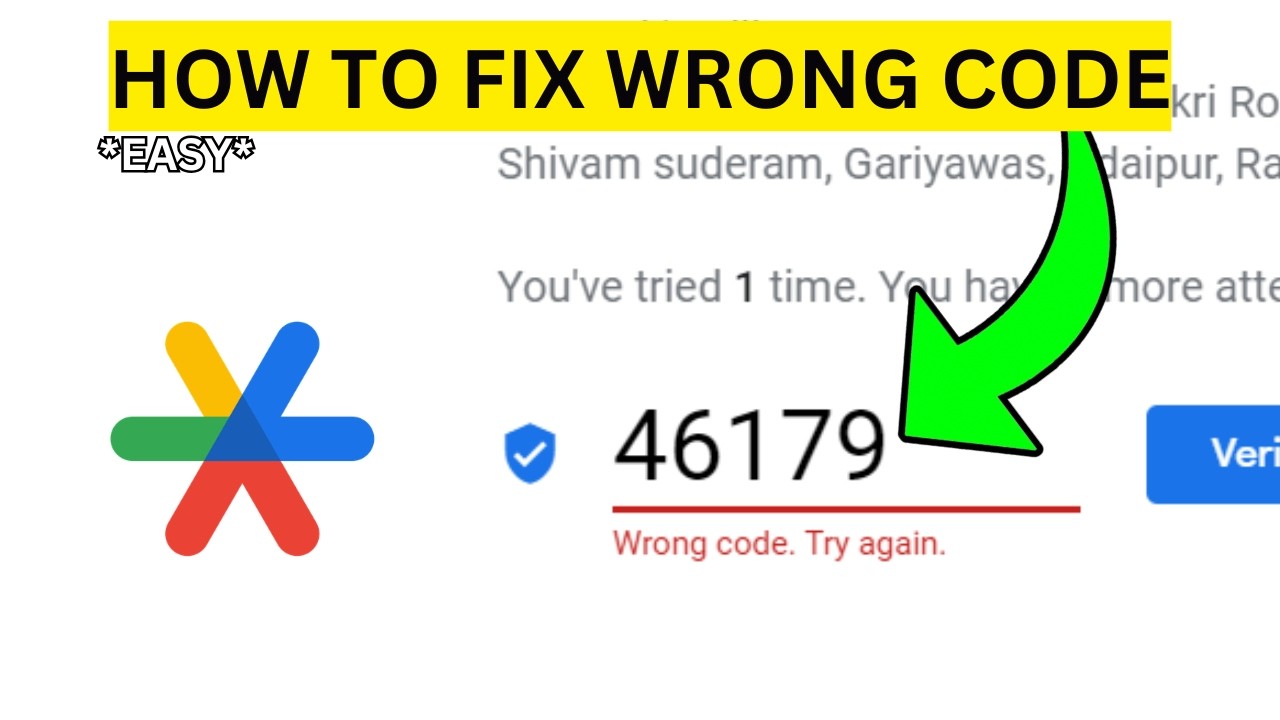 How To Fix Google Authenticator Wrong Code Try Again Error on Android(EASY)