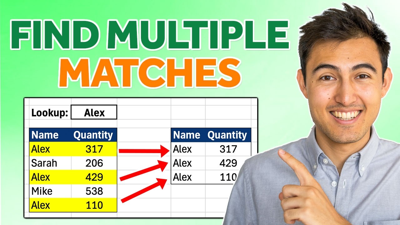 Excel: Multi-Match Results Beyond XLOOKUP!