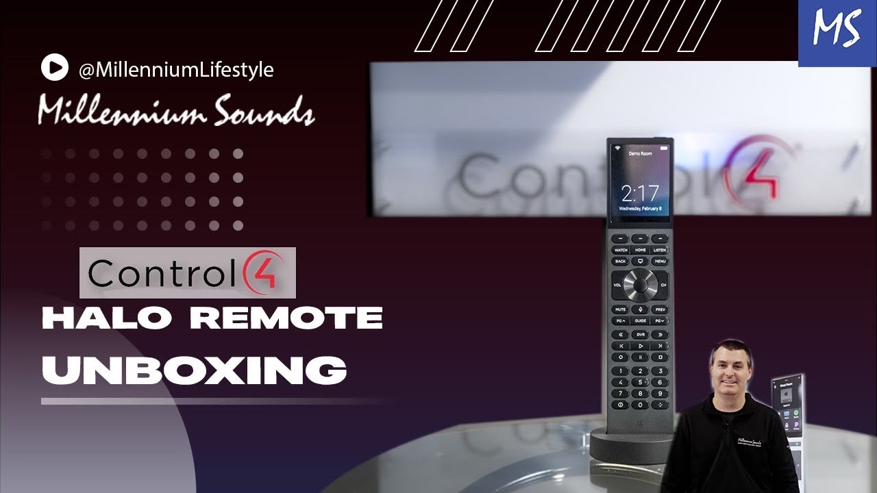 CONTROL4 HALO REMOTE UNBOXING + SETUP