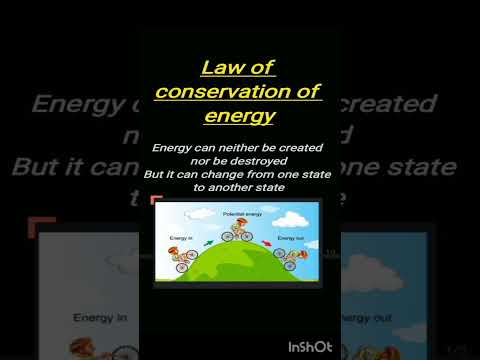 law of conservation of energy