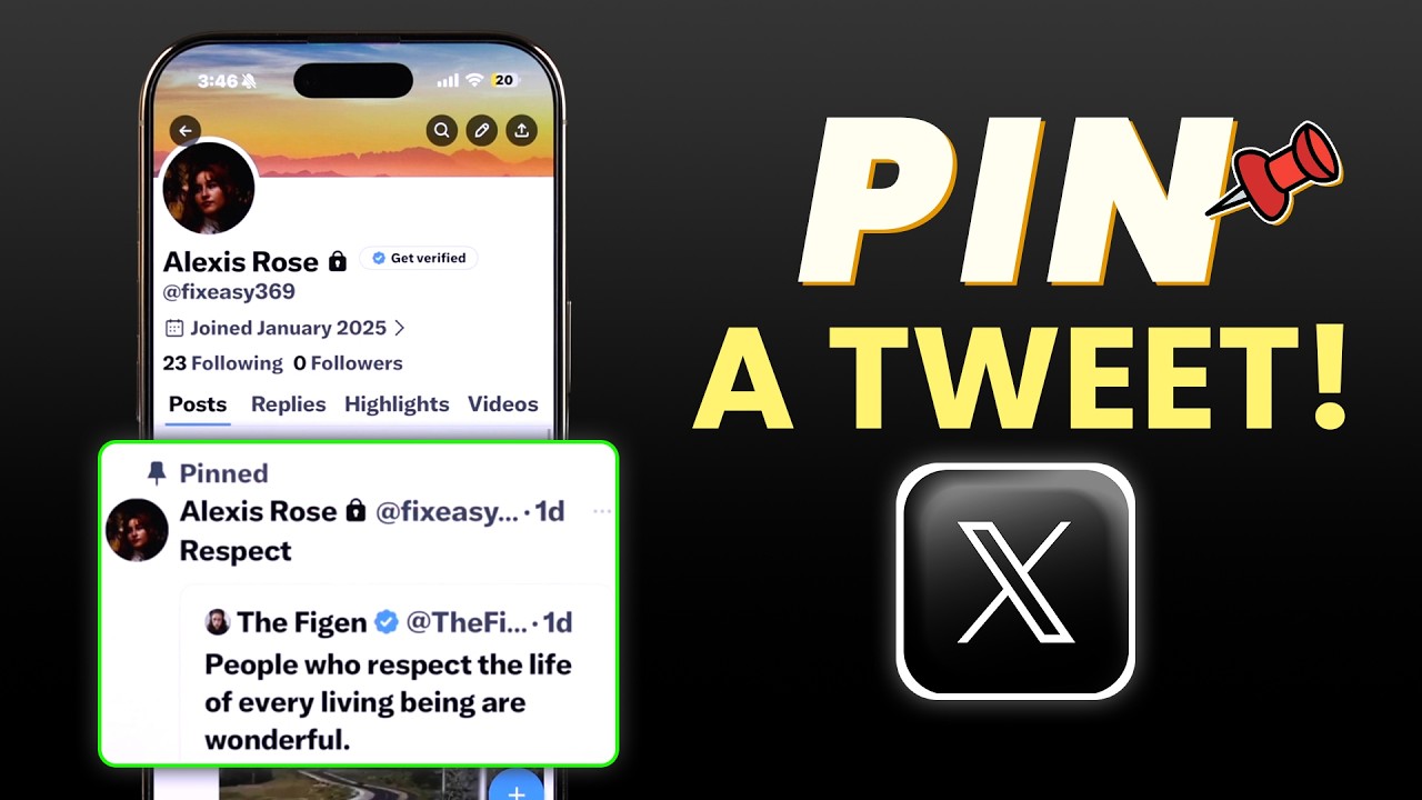 How to Pin a Tweet on X Twitter! [Step-by-Step Tutorial]