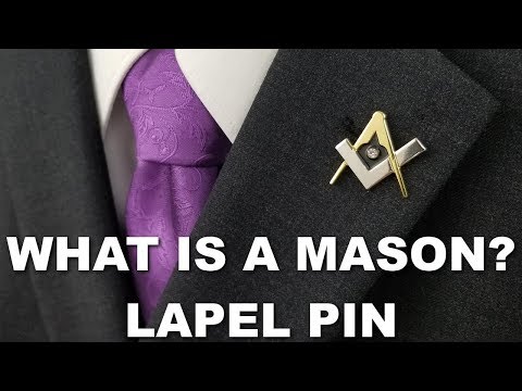 What is a Mason? Lapel Pin