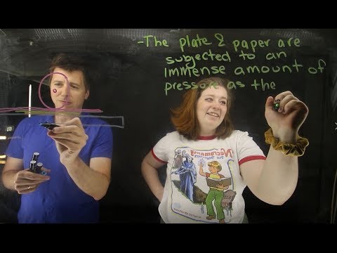 Scott and Laura explain a 600 year old printing process