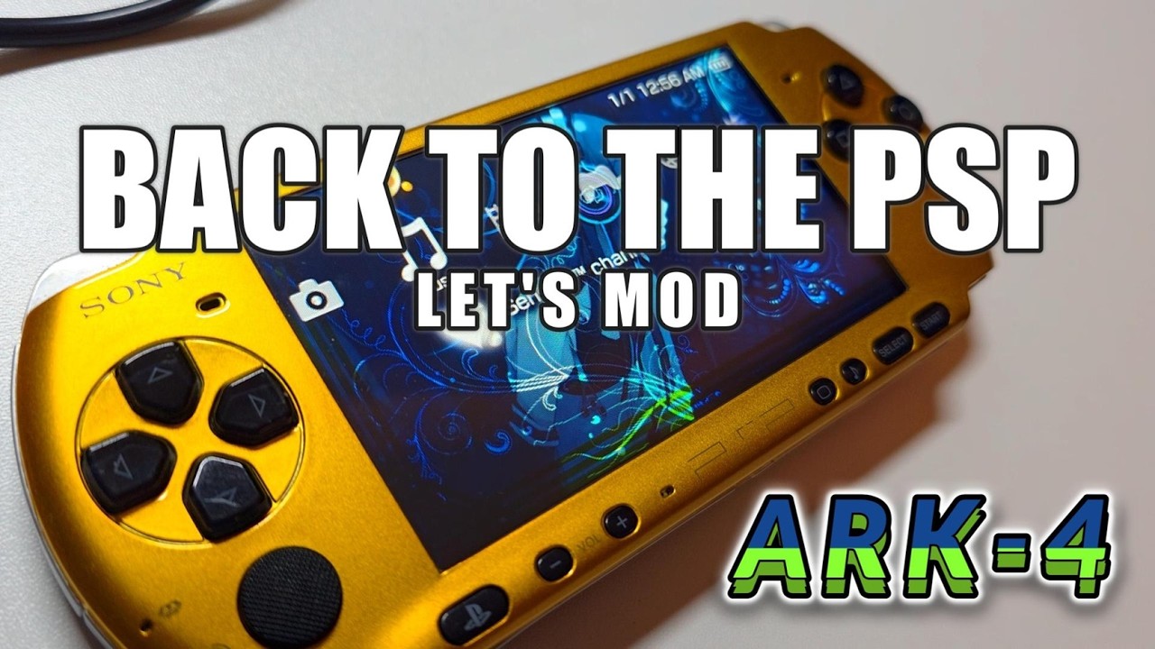 PSP ARK 4 Permanent Unlock #psp