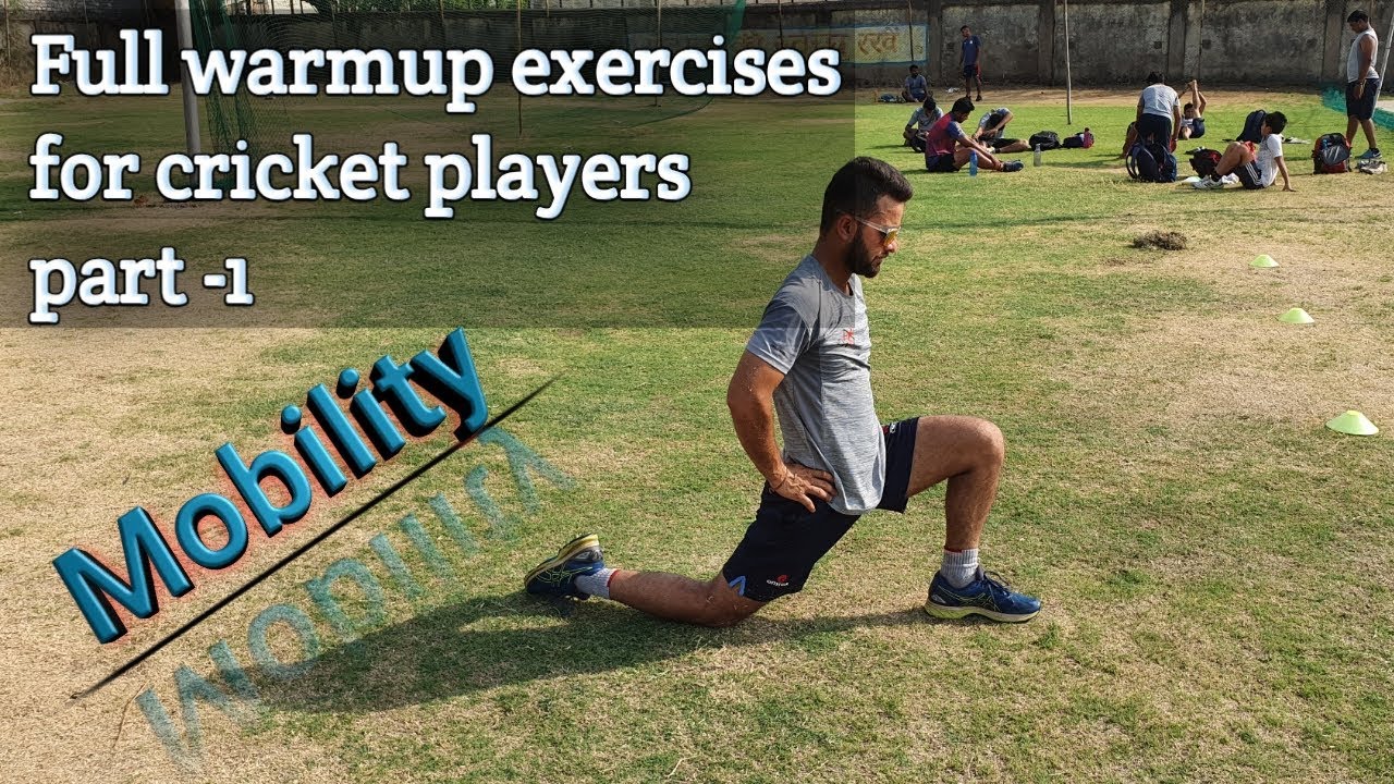 Full warm-up | stretching exercise | for cricket players | Fitforcrick | Mobility DRILLS I