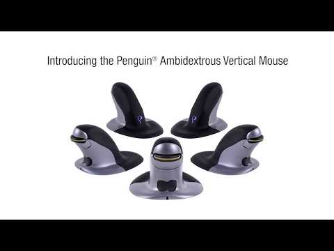 Fellowes Penguin Ambidextrous Vertical Mouse