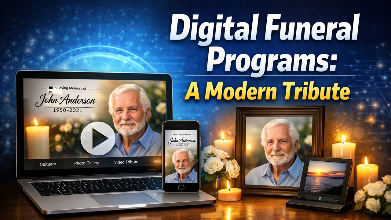 Digital Funeral Programs: A Modern Tribute - The Funeral Program Site