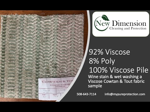 Viscose Fabric Cleaning Boston MA by New Dimension Protection & Cleaning | Fiber Shield Protector