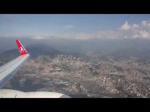 Turkish Airlines B737-800 Takeoff from Genoa Cristoforo Colombo Airport