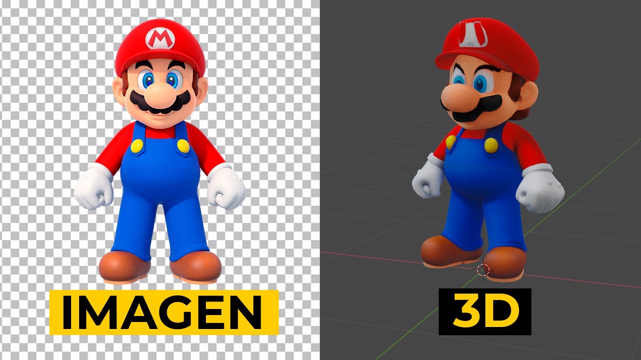 🎨 Convierte imágenes en modelos 3D en segundos – ¡IMPRESIONANTE!