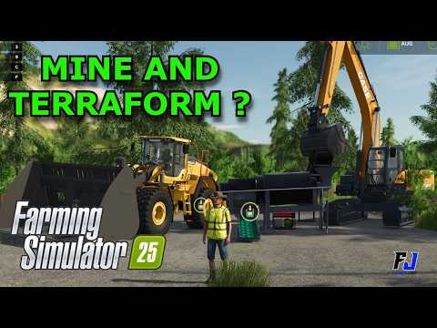 How to Goldmine In FS25 ANYWERHE! with TERRAFROMING!