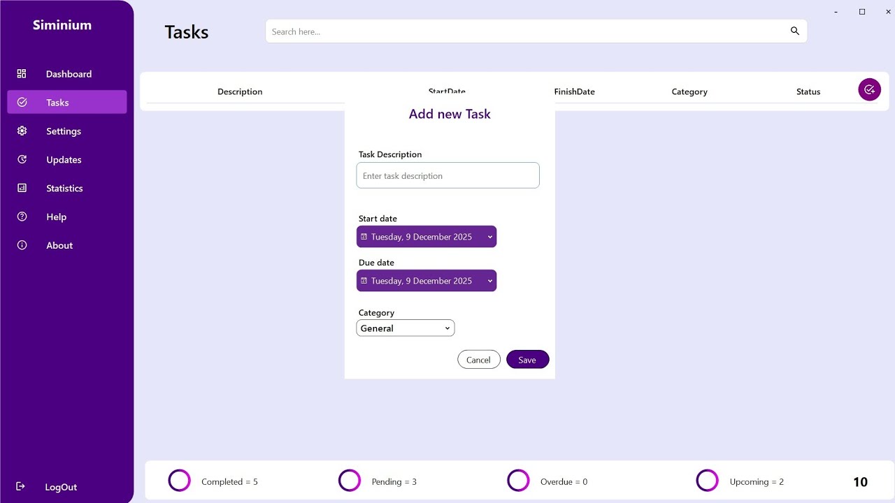 Modern Task Planner App (Part 5) – Clean Dashboard UI in C# WinForms | Guna2 UI Tutorial