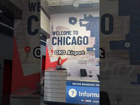 Walking around ORD airport #ORD #airport #chicago #chicagoohare #chicagoairport #travel #explore