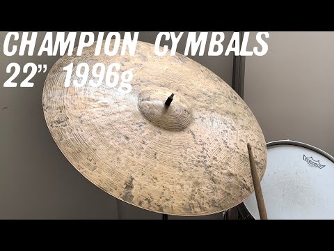 Champion Cymbals 22” Prototype 1996g 2023 | Reverb