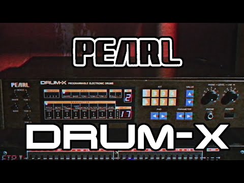 Pearl Drum-x DRX-1 1980 - Black | Reverb