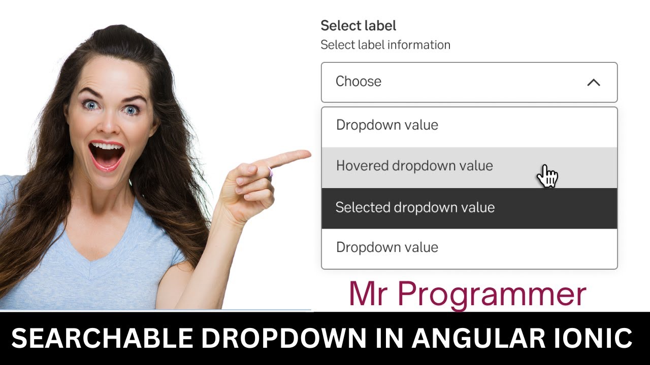 Searchable Dropdown in Angular Ionic | Input SerachView | Mr Programmer