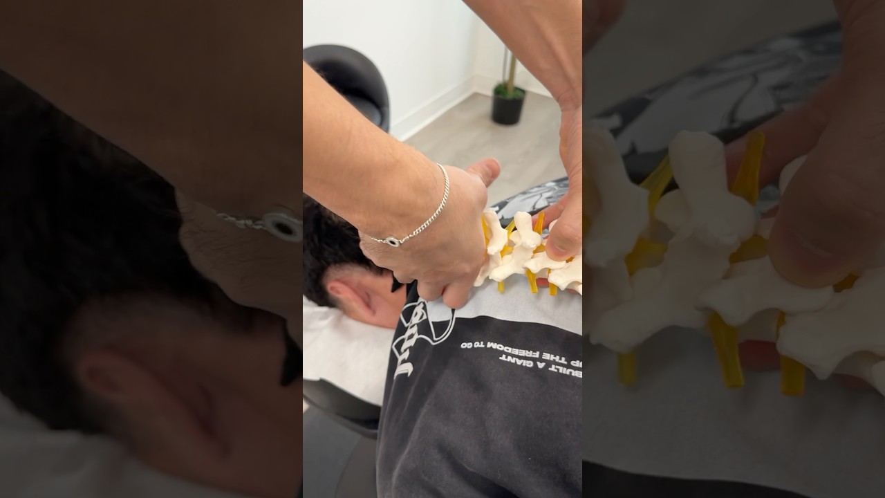 Visualize this lower neck adjustment