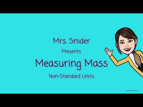 Measuring Mass