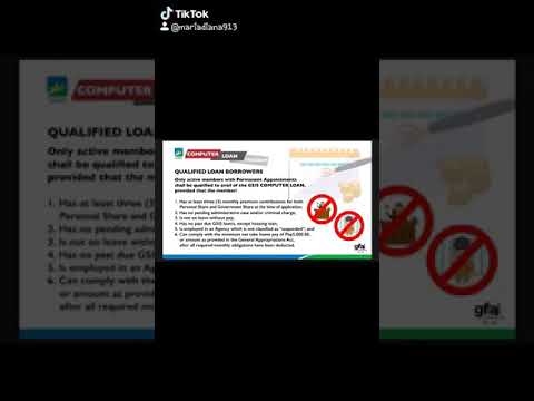 HOW TO AVAIL THE GSIS COMPUTER LOAN