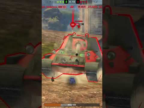 KV-3 is surrounded by powerful enemy SU 100M1 & KV-2 Menacing #shorts