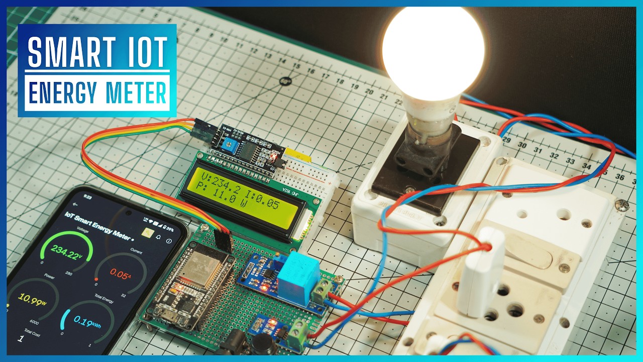 IoT Smart Energy Meter Using ESP32 & Blynk 2.0