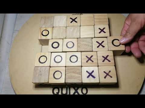 !!!Quixo!!! How to play Quixo - Como jugar Quixo - 1001 Juegos de mesa antiguos y nuevos en madera