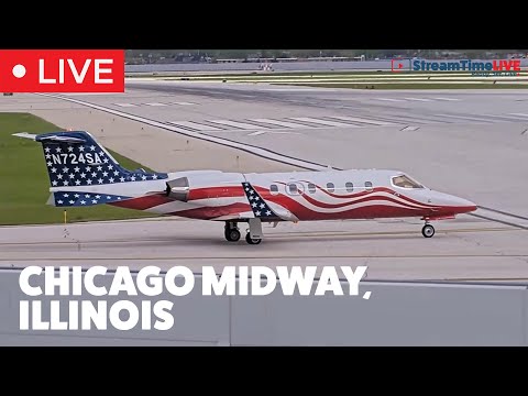 4K LIVE CAM: Midway Airport | Chicago, IL USA | StreamTime LIVE